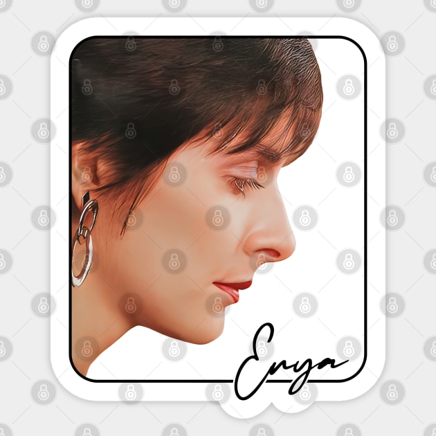 Enya ----- 80s Aesthetic - Enya - Sticker | TeePublic