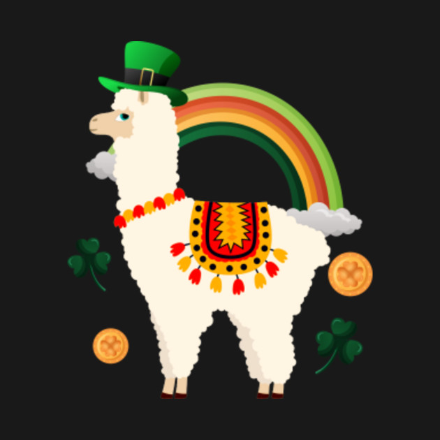 Llama St. Patrick's Day Toddler Funny Alpaca Shamrock Paddy - Funny ...
