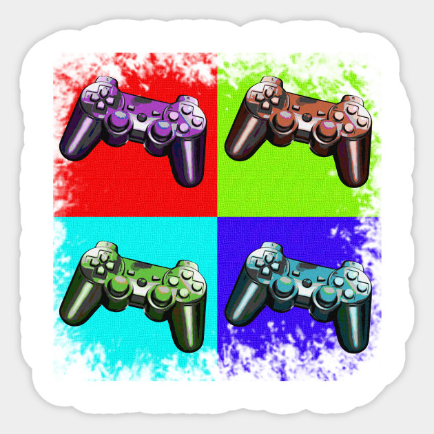 Controller Pop Art - Art - Sticker | TeePublic