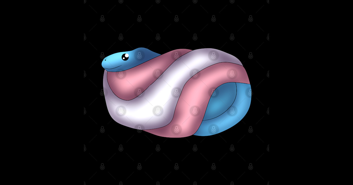 Transgender Snake - Transgender - Sticker | TeePublic