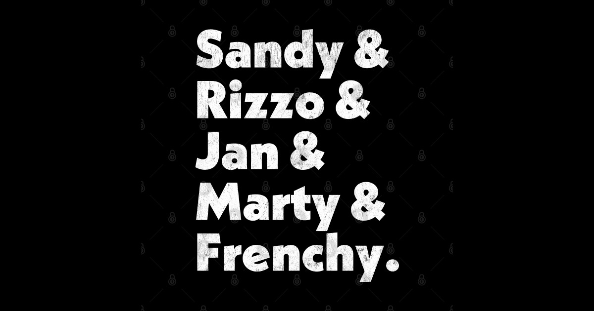 Grease Pink Ladies Names List - Olivia Newton John - Posters and Art ...