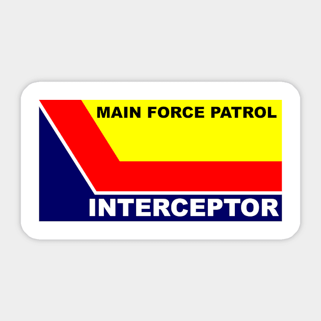 Mad Max - MFP Interceptor - Mad Max Movie - Sticker | TeePublic