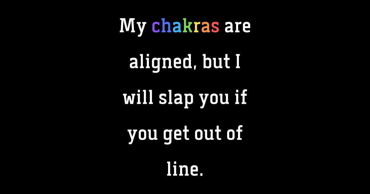 Funny Chakra colours design to get you smiling - Spirituality - Sticker ...