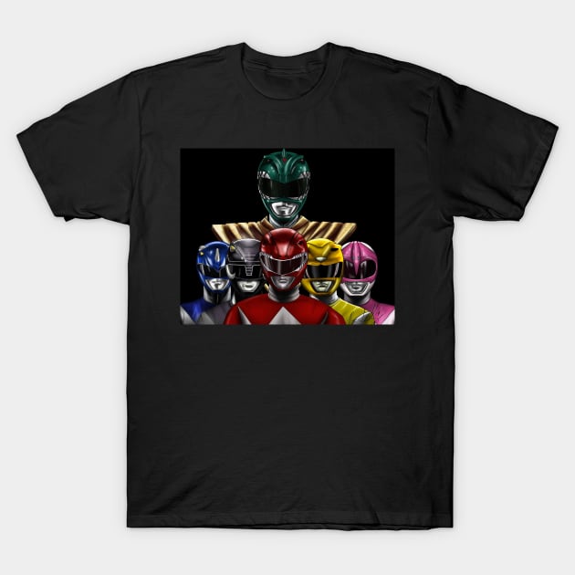 mmpr - Mighty Morphin Power Rangers - T-Shirt | TeePublic