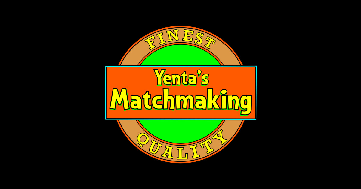 Yiddish: Yenta's Matchmaking - Matchmaking - Sticker | TeePublic