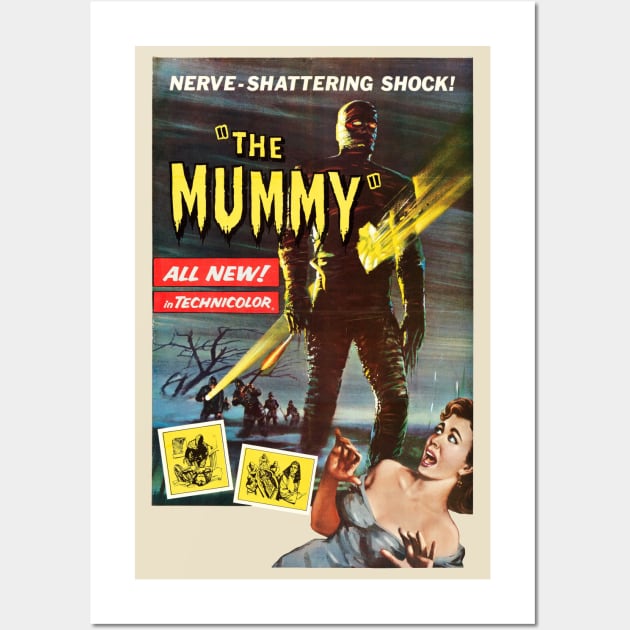 The Mummy 1959 Movie Poster - The Mummy - Posters and Art Prints ...
