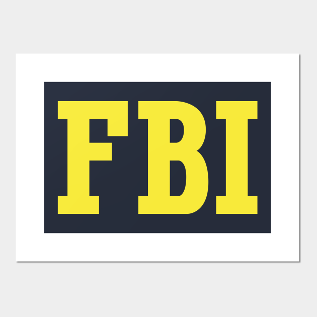 FBI Logo (front and back) - Fbi - Posters and Art Prints | TeePublic