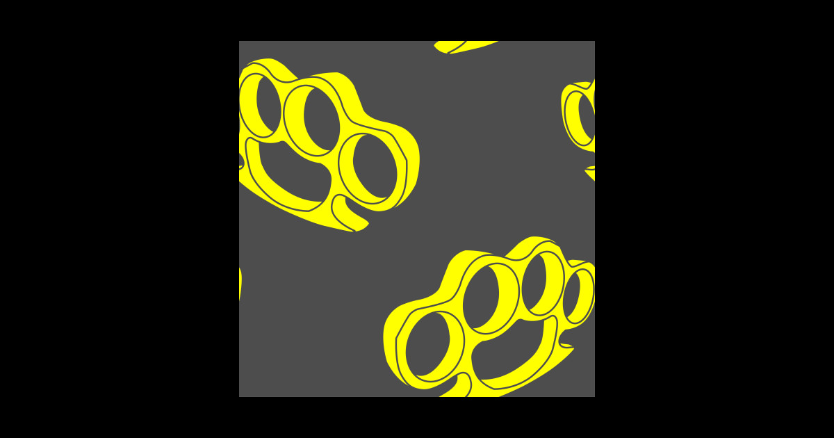 Brass Knuckles - Brass Knuckles - Sticker | TeePublic