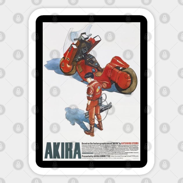 Akira Poster 1987 - Akira - Sticker | TeePublic