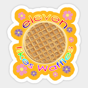 Eleven Waffles - Stranger Things - T-Shirt | TeePublic