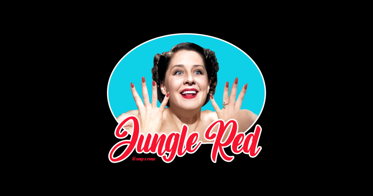 Jungle Red - Norma Shearer - Sticker | TeePublic