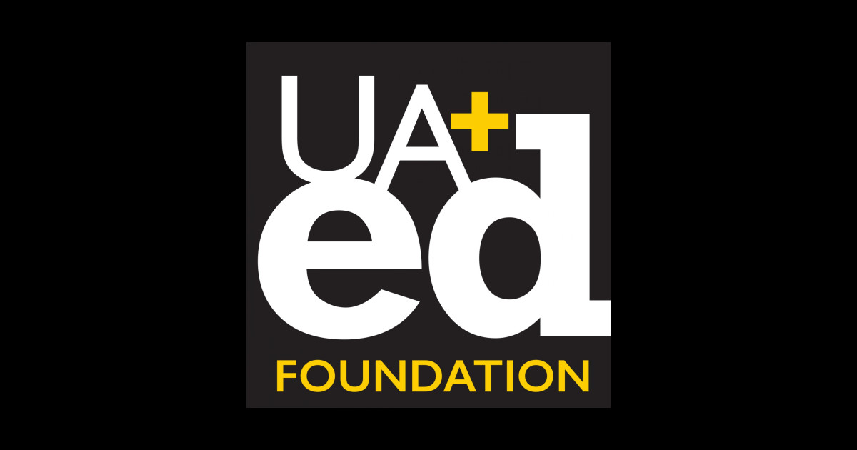 UA+Ed Small Block Logo - Uaed - Sticker | TeePublic