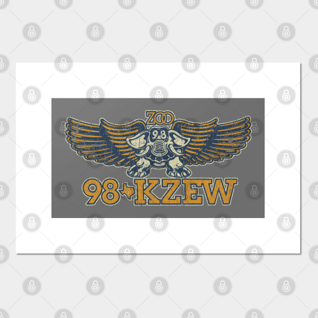 KZEW 98 Dallas 1973 - Radio - Posters and Art Prints | TeePublic