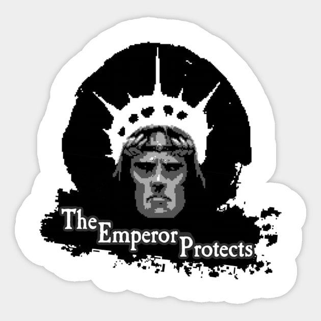 The Emperor Protects - The Emperor Protects - Sticker | TeePublic