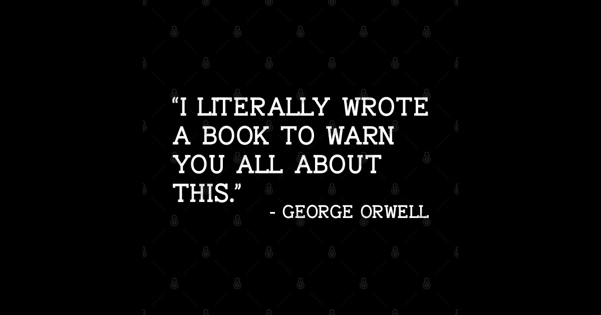george orwell - George Orwell - Sticker | TeePublic