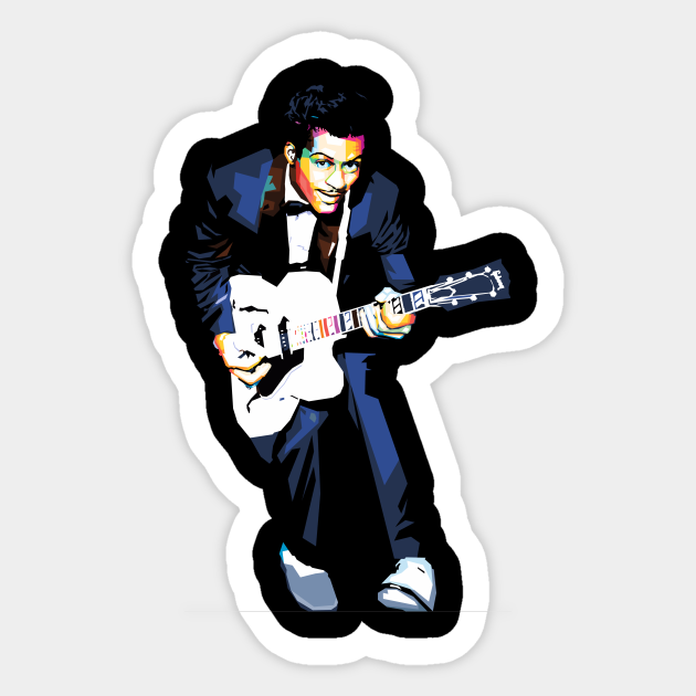 Chuck Berry - Chuck Berry - Sticker | TeePublic