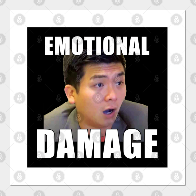 EMOTIONAL DAMAGE meme - Emotional Damage Meme - Posters and Art Prints ...