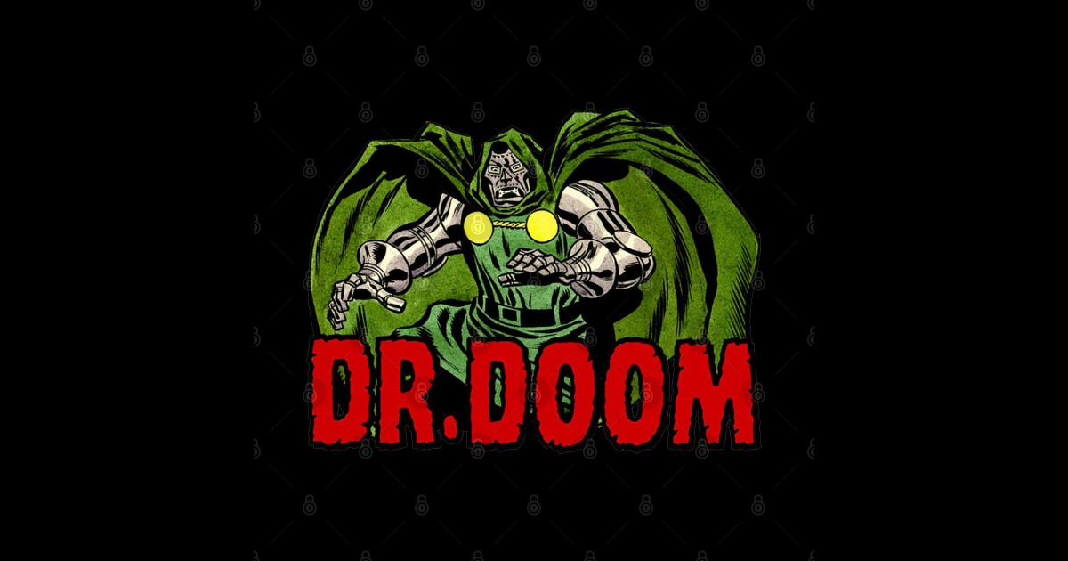 Dr Doom - Dr Doom - Sticker | TeePublic