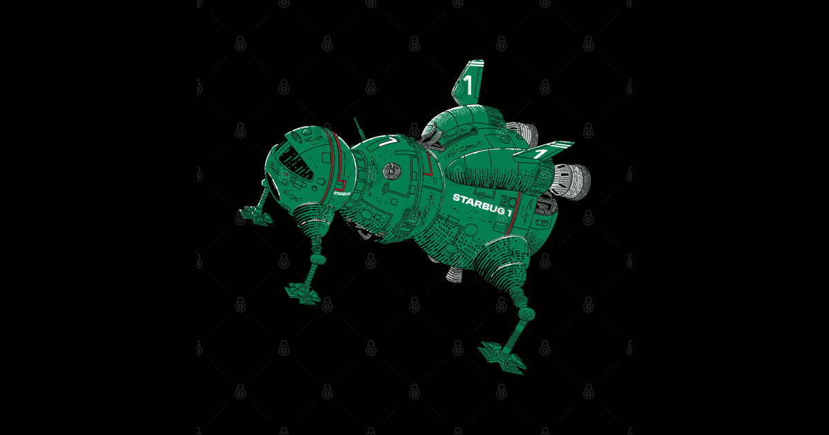 Red Dwarf Starbug - Red Dwarf - Sticker | TeePublic