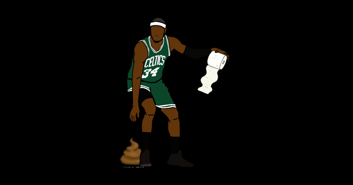 Paul Pierce 'The Poop' - NBA Boston Celtics - Nba - Sticker | TeePublic