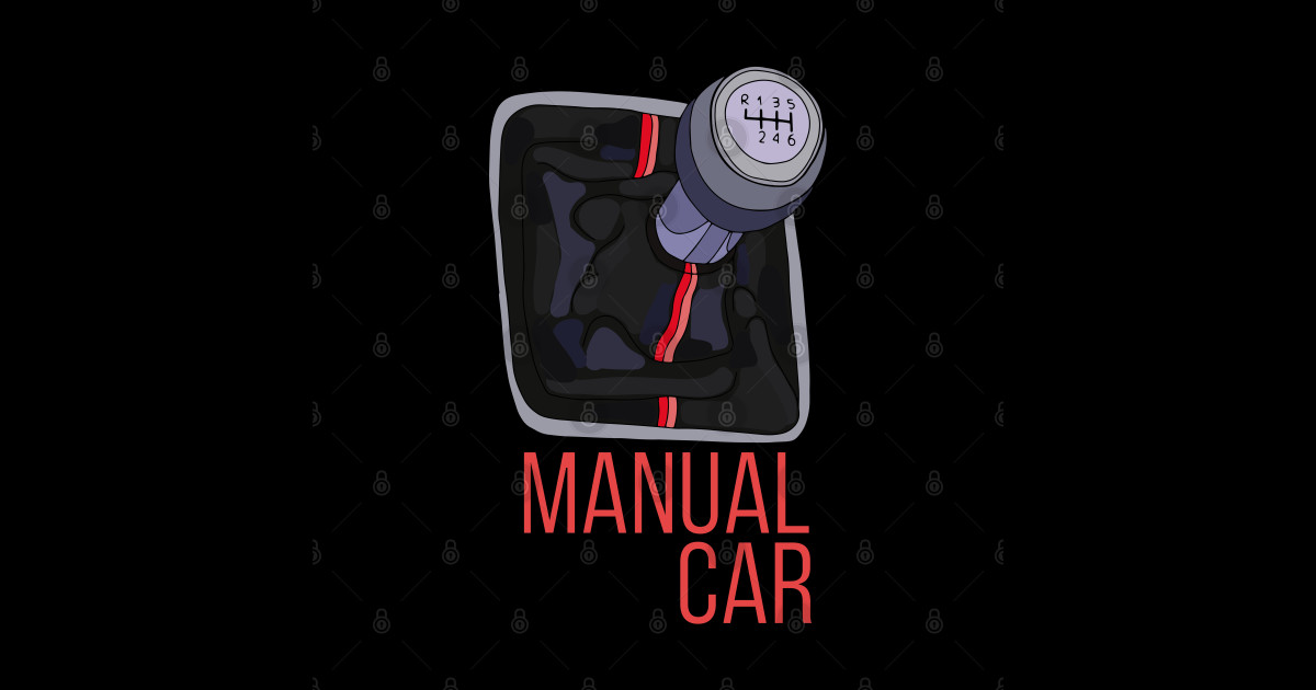 Manual Car - Manual Mode - Sticker | TeePublic