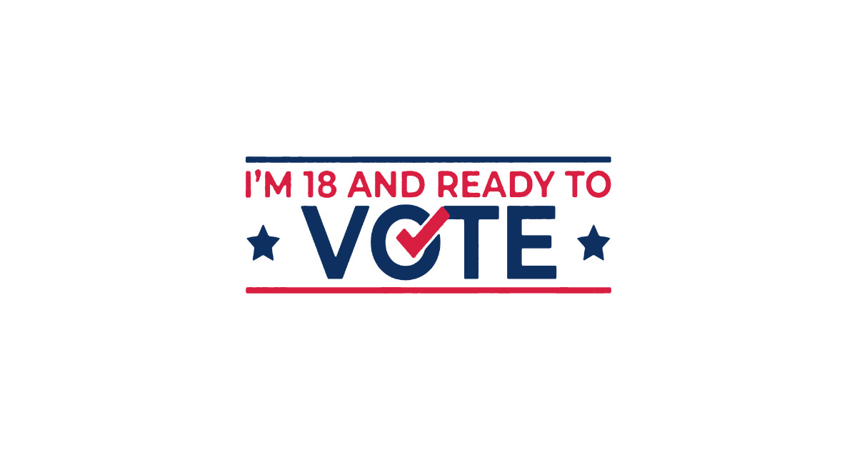 First Time Voter, 18Th Birthday 2020, I Can Vote - I Can Vote - T-Shirt ...
