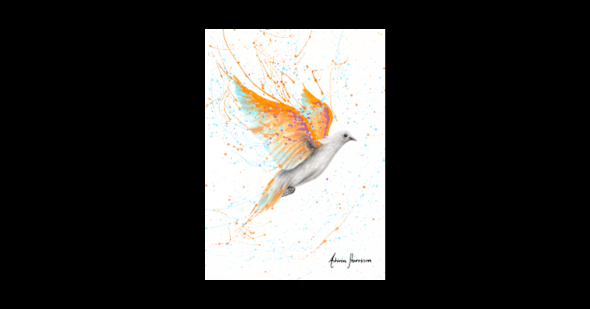 Summer Peace Dove - Dove - Posters and Art Prints | TeePublic
