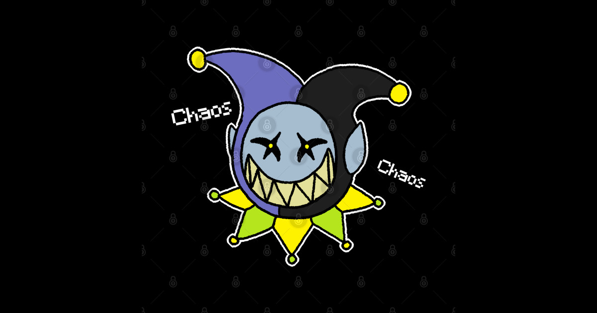 Jevil - Deltarune - Sticker | TeePublic