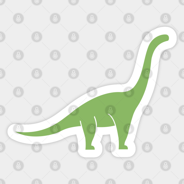 Brachiosaurus - Dinosaur - Sticker | TeePublic