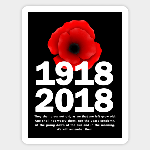 World War 1 Centennial - Word War One - Sticker | TeePublic