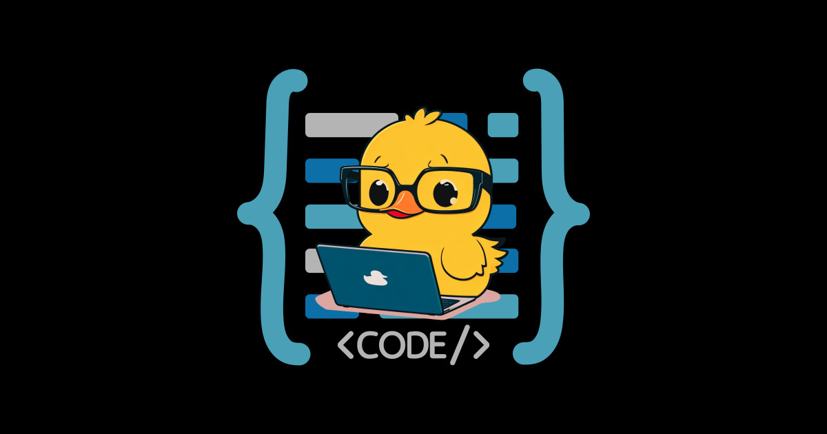 Programmer Duck Stuck Explain It To The Duck Coder Duck Funny Programmer Programmer Duck