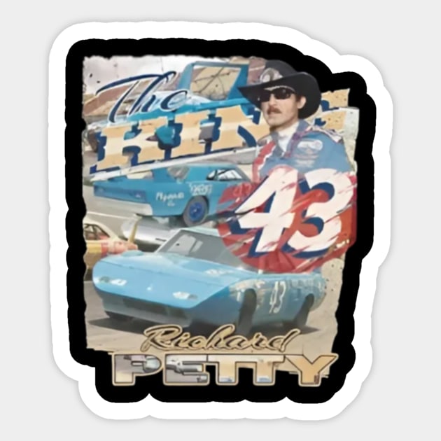 Richard Petty The King - Richard Petty - Sticker | TeePublic