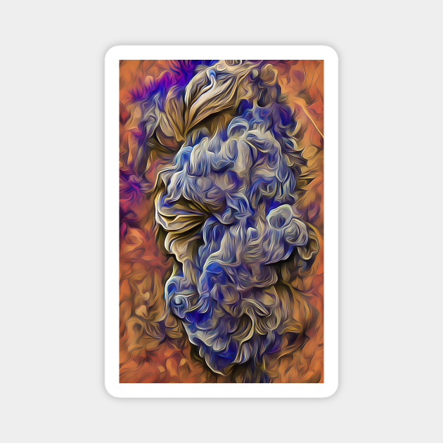 Blue Embossed Expanded Lustrous Nug Smoke Weed - Nugs - Magnet | TeePublic