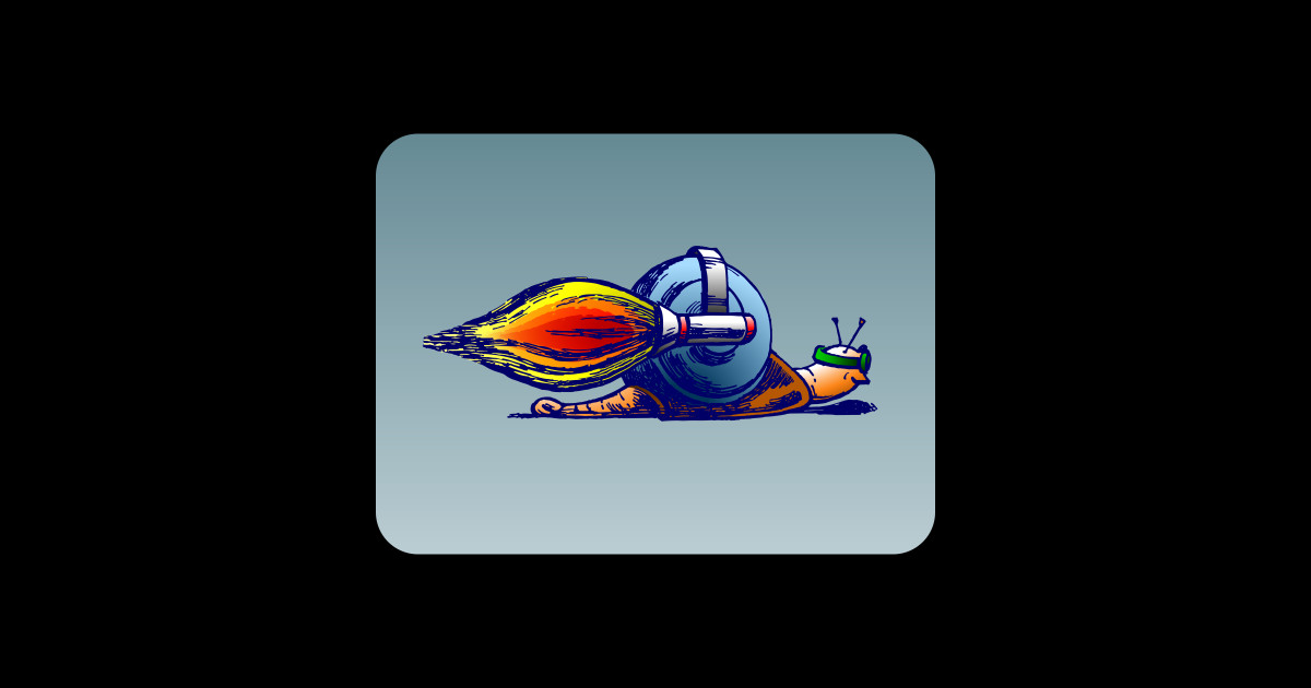 Rocket Snail - Animals - Sticker | TeePublic