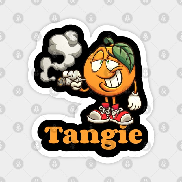 Tangie Marijuana Strain-stoner cartoon tangerine - Strain - Magnet ...