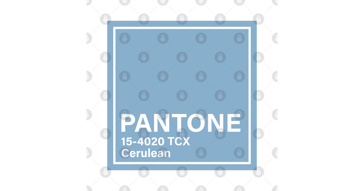 pantone 15-4020 TCX Cerulean - Pantone 15 4020 Tcx Cerulean - T-Shirt ...