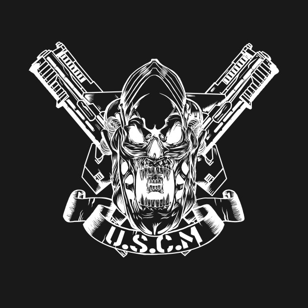 USCM - Aliens - T-Shirt | TeePublic