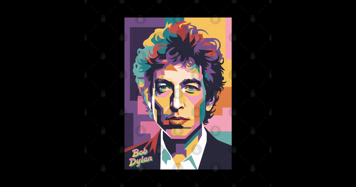 Timeless Bob Dylan Legend - Bob Dylan - Sticker | TeePublic