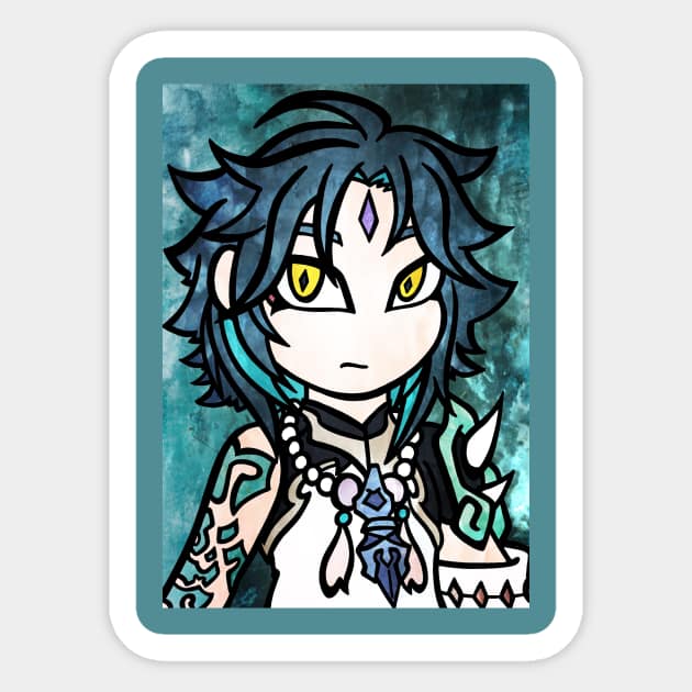 Genshin Impact - Xiao - Genshin Impact - Sticker | TeePublic