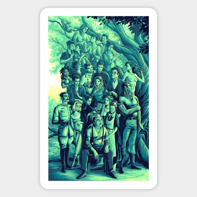 100 anos de soledad capas - Soledad - Sticker | TeePublic