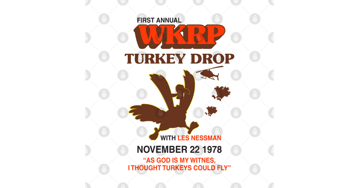 Vintage Wkrp Turkey Drop - Turkey Drop - T-Shirt | TeePublic