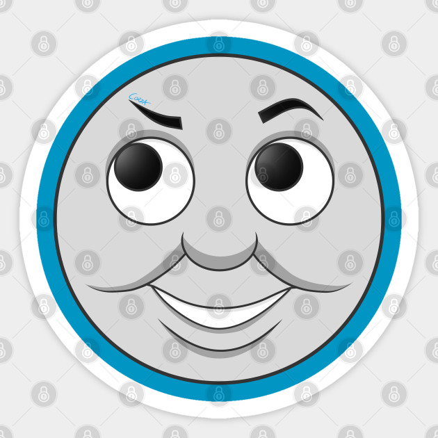 Thomas Cheeky Face - Thomas - Sticker | TeePublic