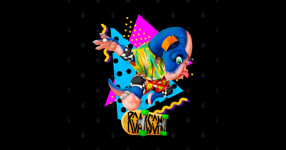 Brachio Kickflip - Dinosaur - Sticker | TeePublic