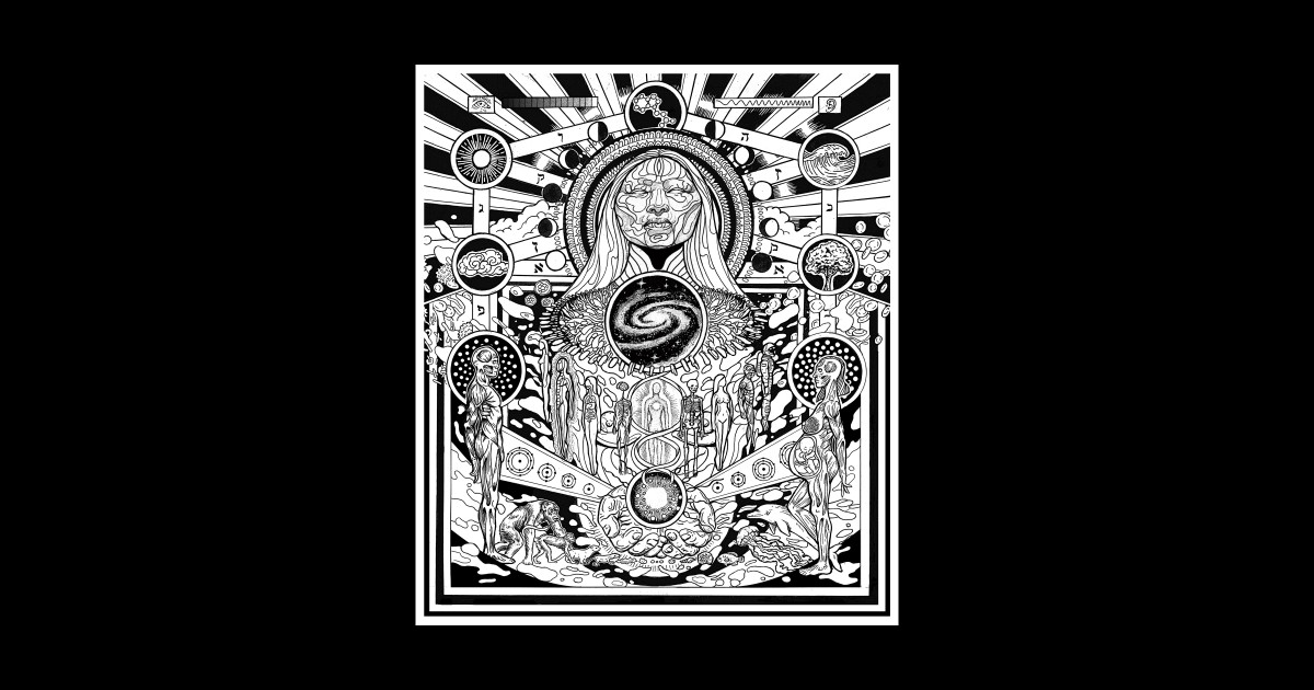 Cosmic Unity - Psychedelic - Sticker | TeePublic