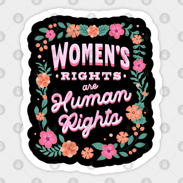 Womens Rights are Human Rights Pro Choice Flowers - Womens Rights ...