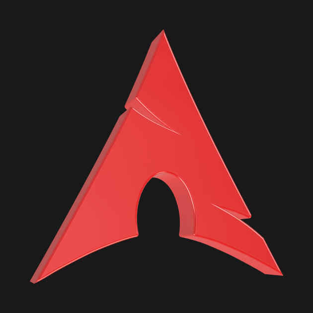 Arch linux 3D - Arch Linux 3d Logo - T-Shirt | TeePublic