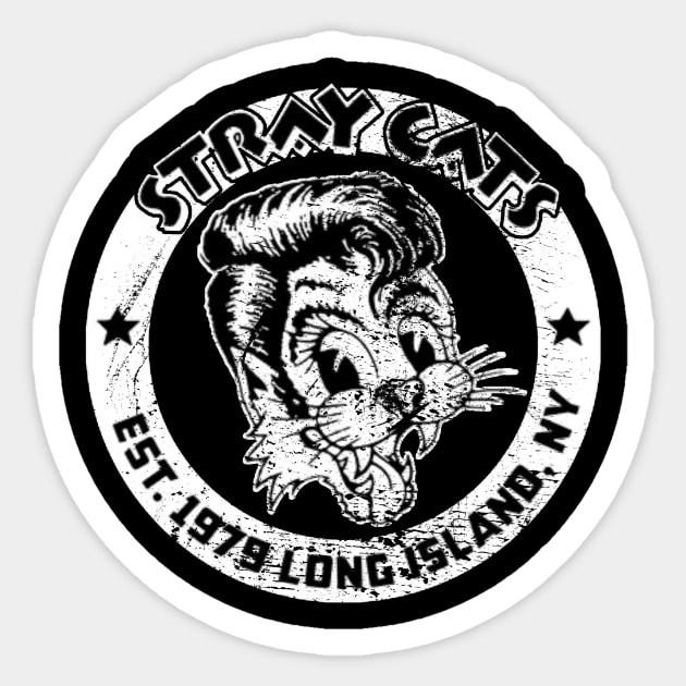 stray cats - Stray Cats - Sticker | TeePublic