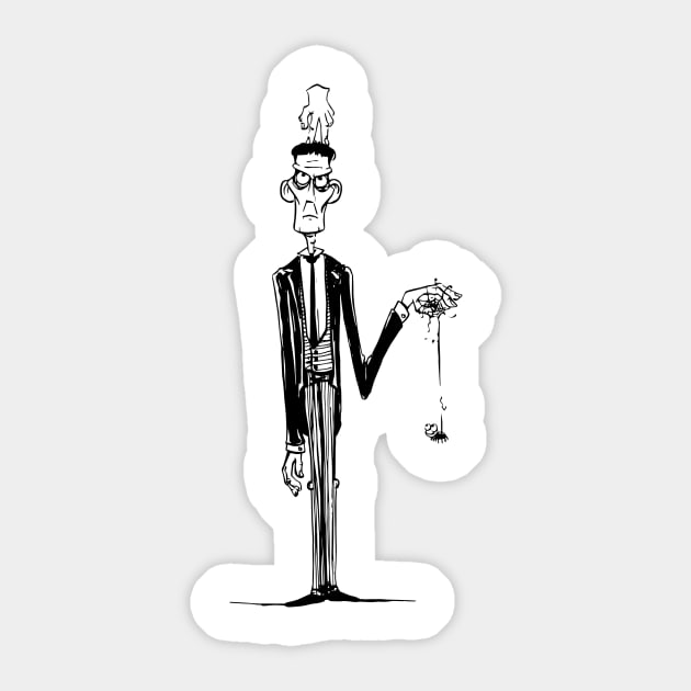 Lurch and Thing - Lurch Addams Family - Sticker | TeePublic