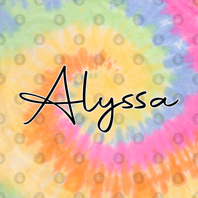 Autography Alyssa Name Label - Autography Alyssa Name Label - T-Shirt ...