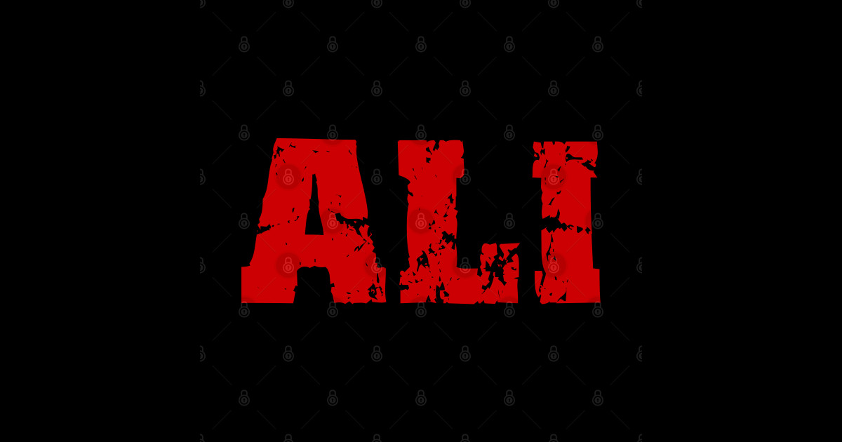ALI - Muhammad Ali - Sticker | TeePublic